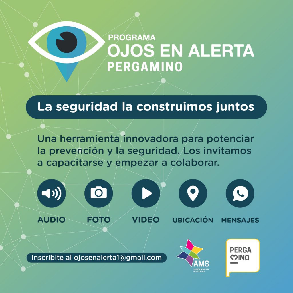 Mediante el Sistema "Ojos en Alerta" se aprehendió a una persona por ...