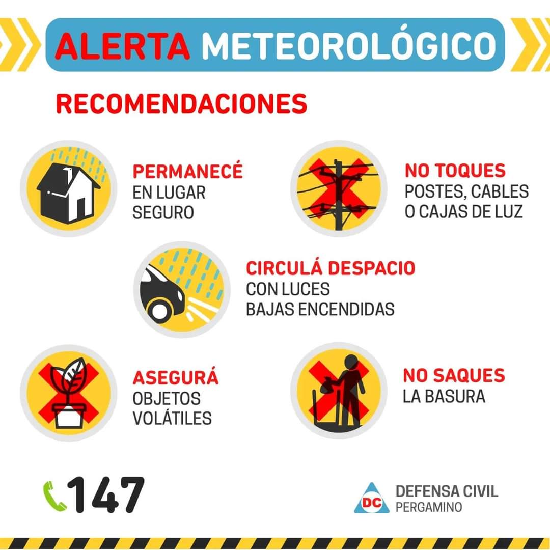Crece el alerta por tormentas en nuestra zona - Radio Mon Pergamino